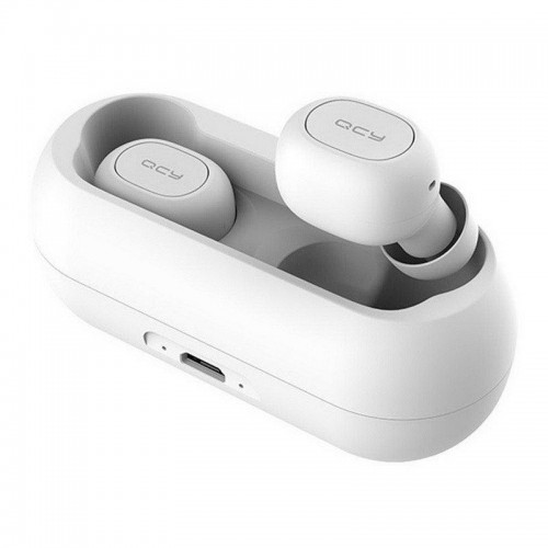 Беспроводные блютуз наушники TWS QCY T1C White Black